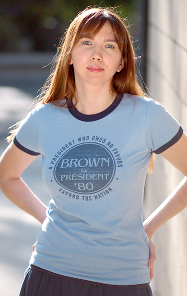 Jerry Brown for President 1980 Campaign T-Shirt - Retro Campaigns