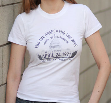 End the War - End the Draft T-Shirt - Retro Campaigns