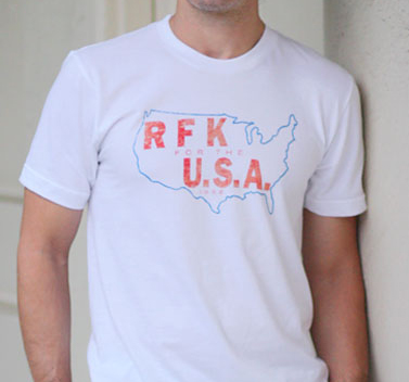 Robert 'Bobby' Kennedy 'RFK for the USA' 1968 Presidential Campaign T ...